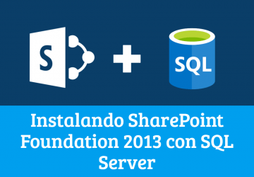 Instalando SharePoint Foundation 2013 con SQL Server - Tutormas
